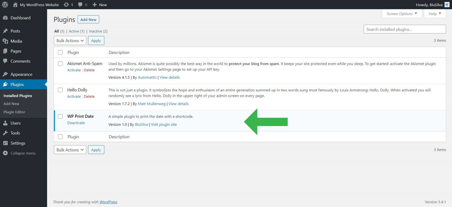 How to Install a WordPress Plugin Easily - Code Block